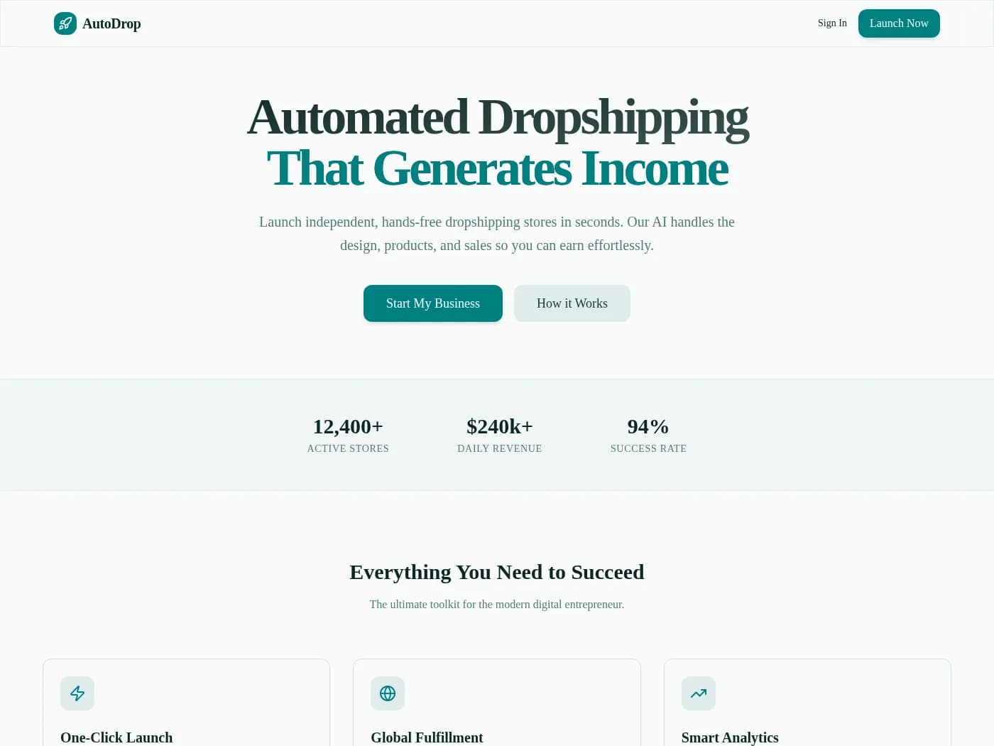 AutoDrop Commerce