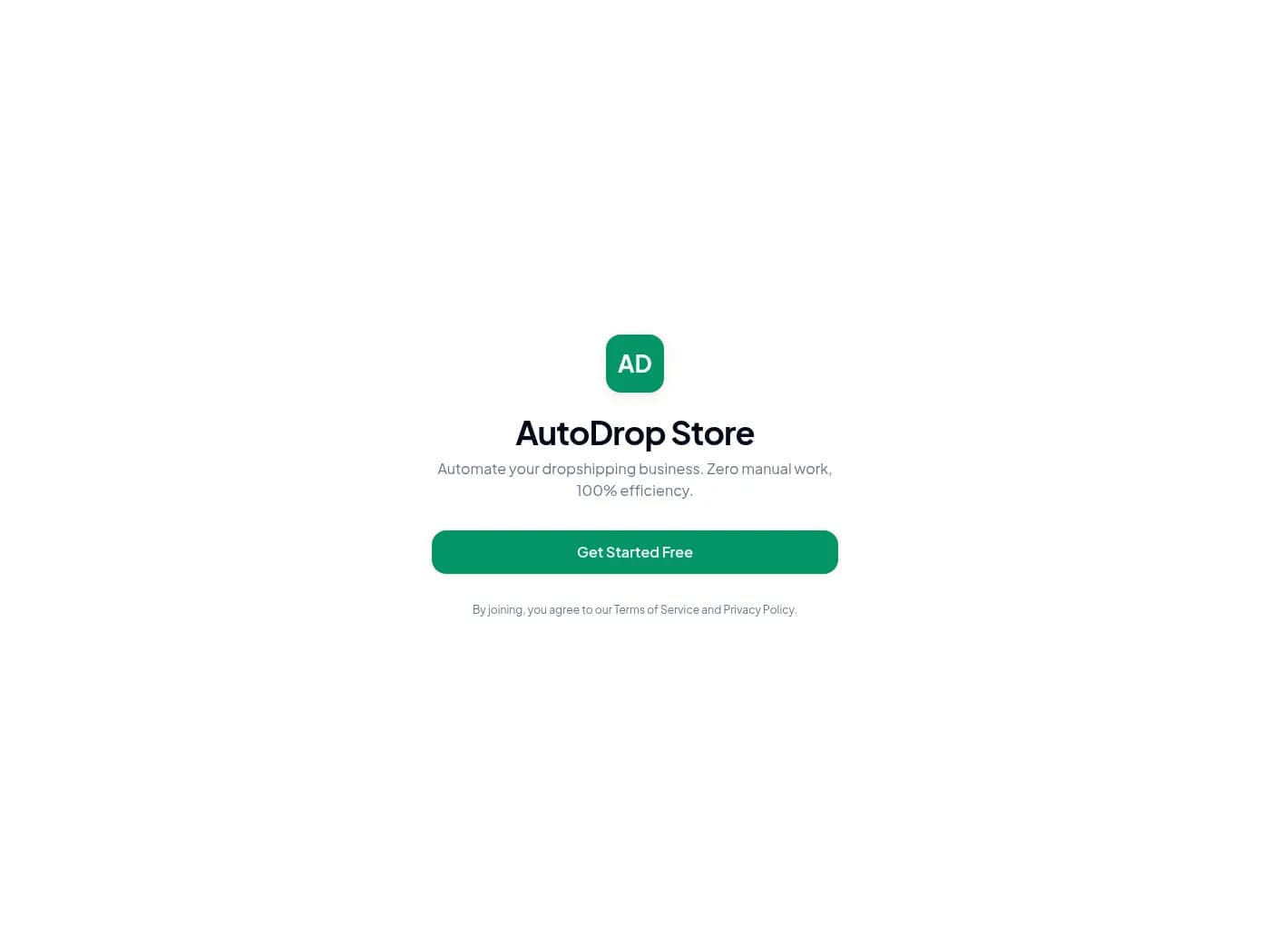 AutoDrop Store