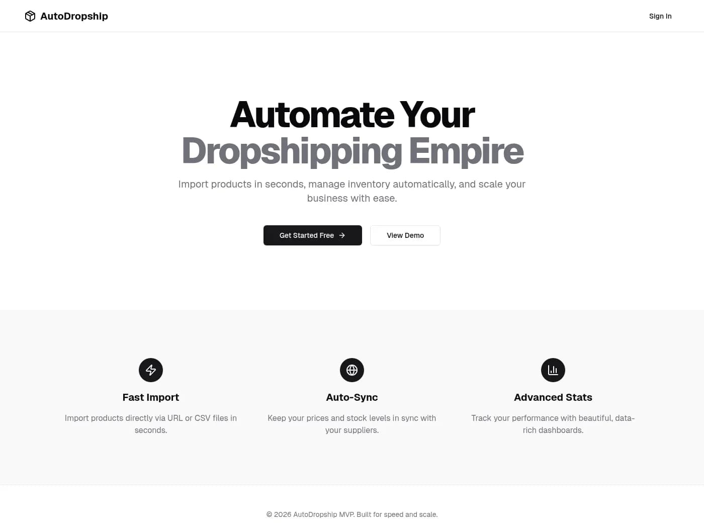 AutoDropship MVP