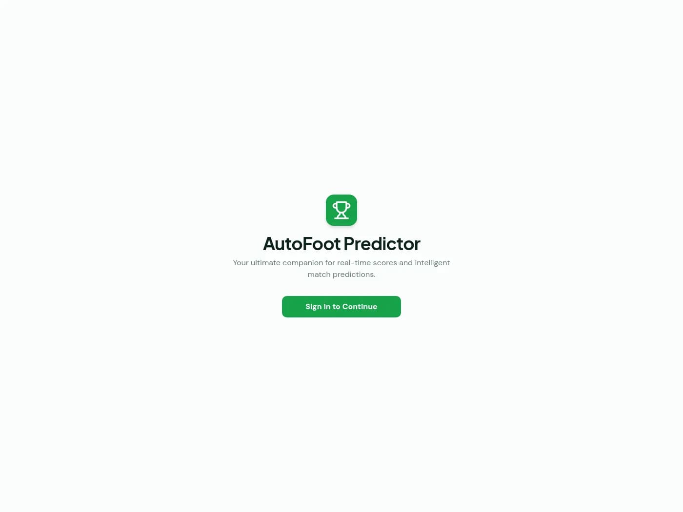 AutoFoot Predictor