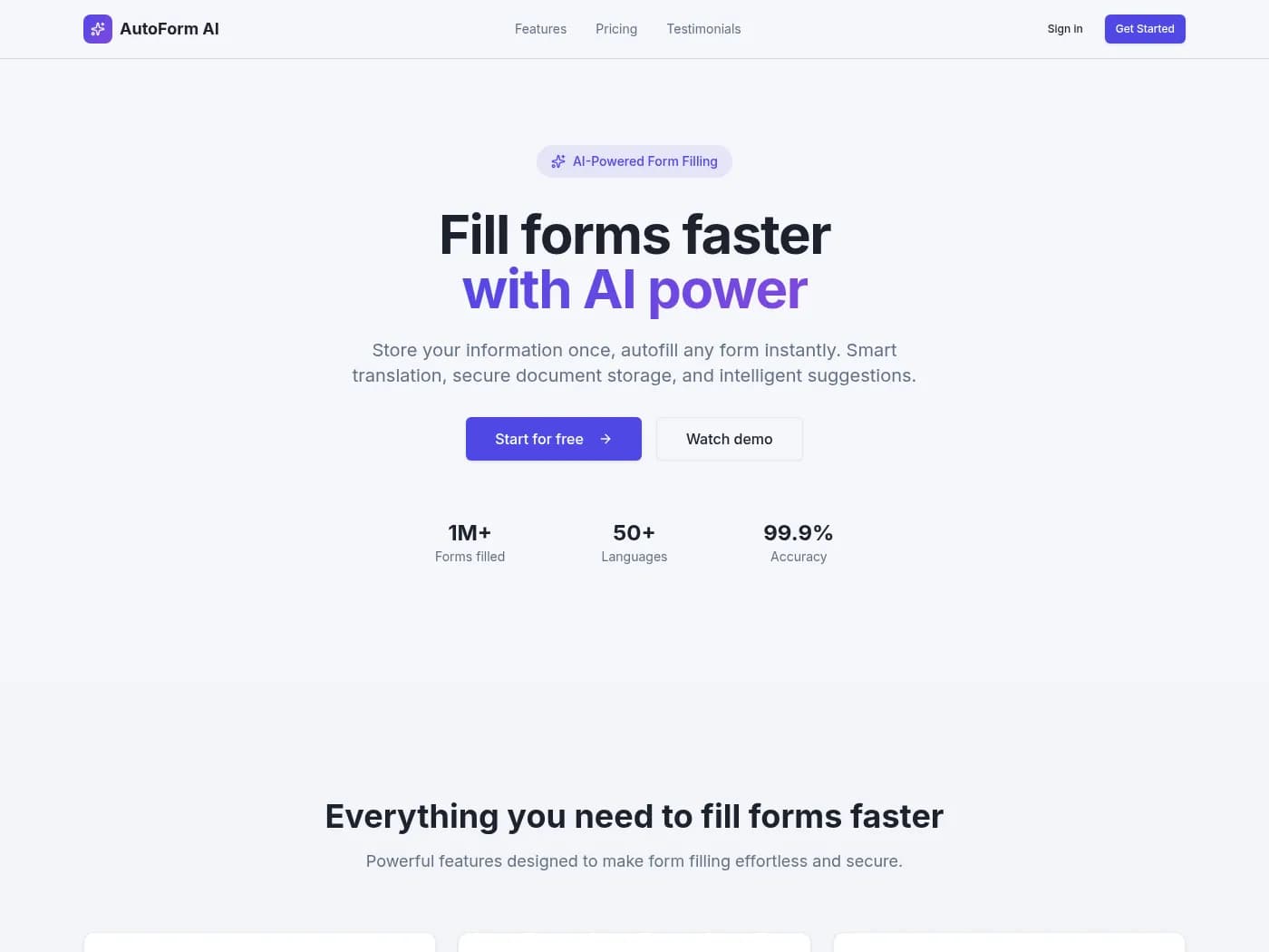 AutoForm AI Platform