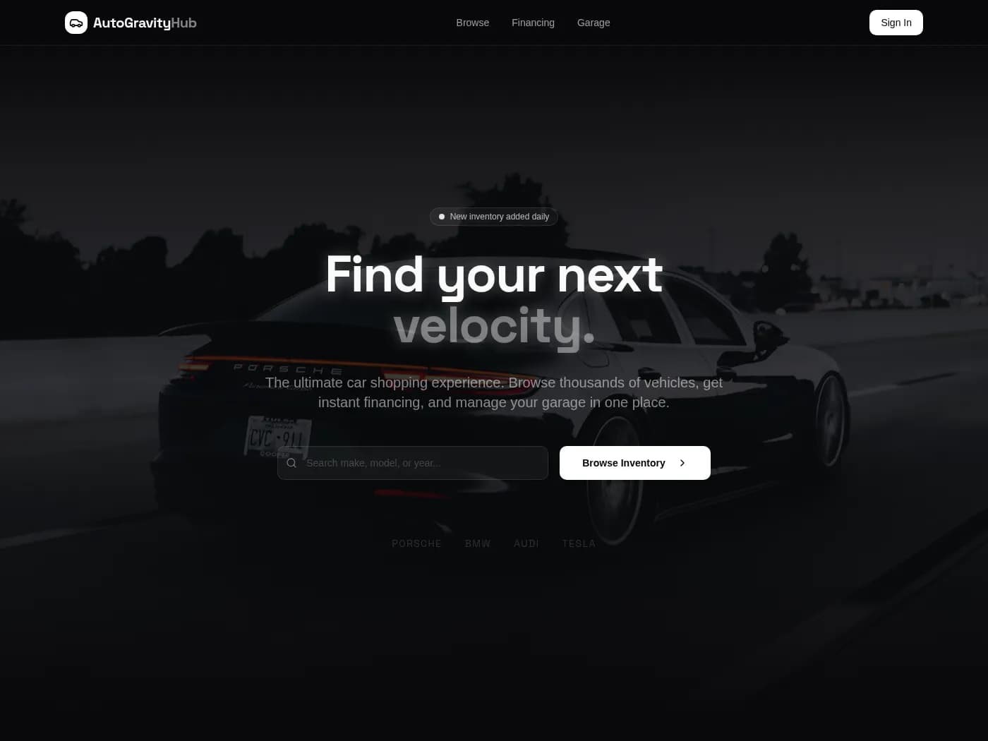 AutoGravity Hub