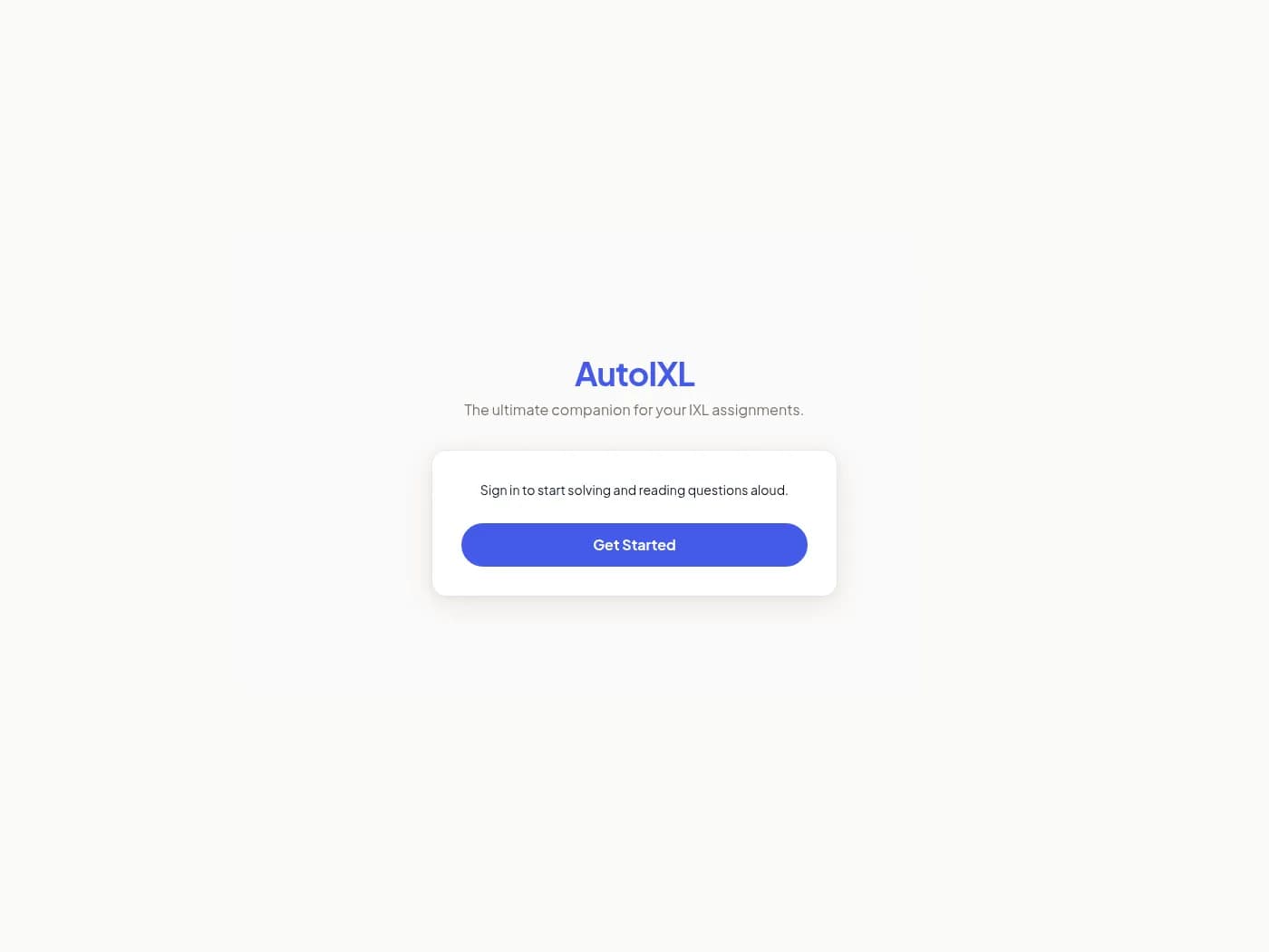 AutoIXL Reader