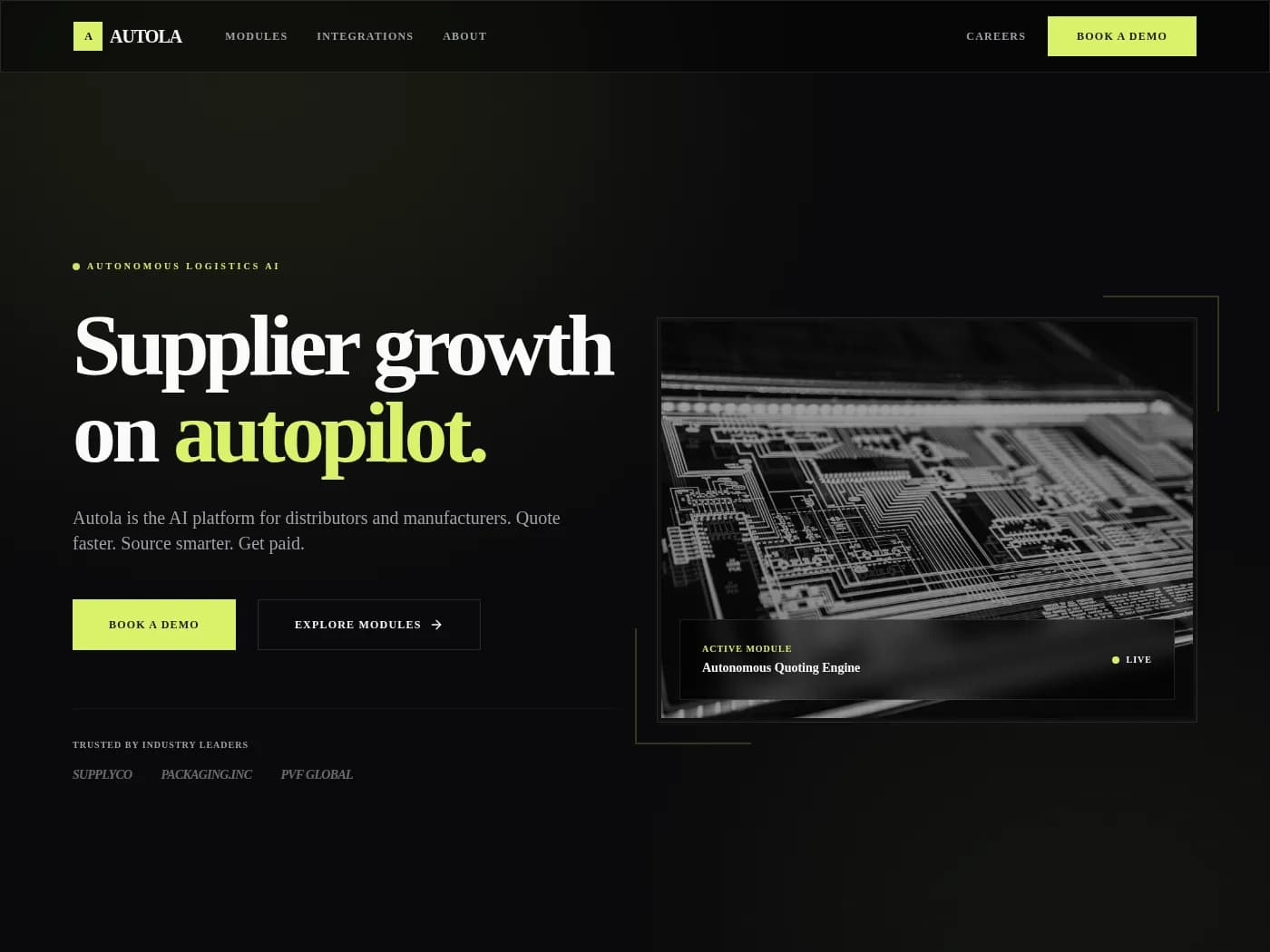 Autola Front Page