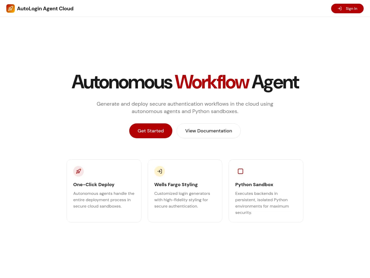 AutoLogin Agent Cloud