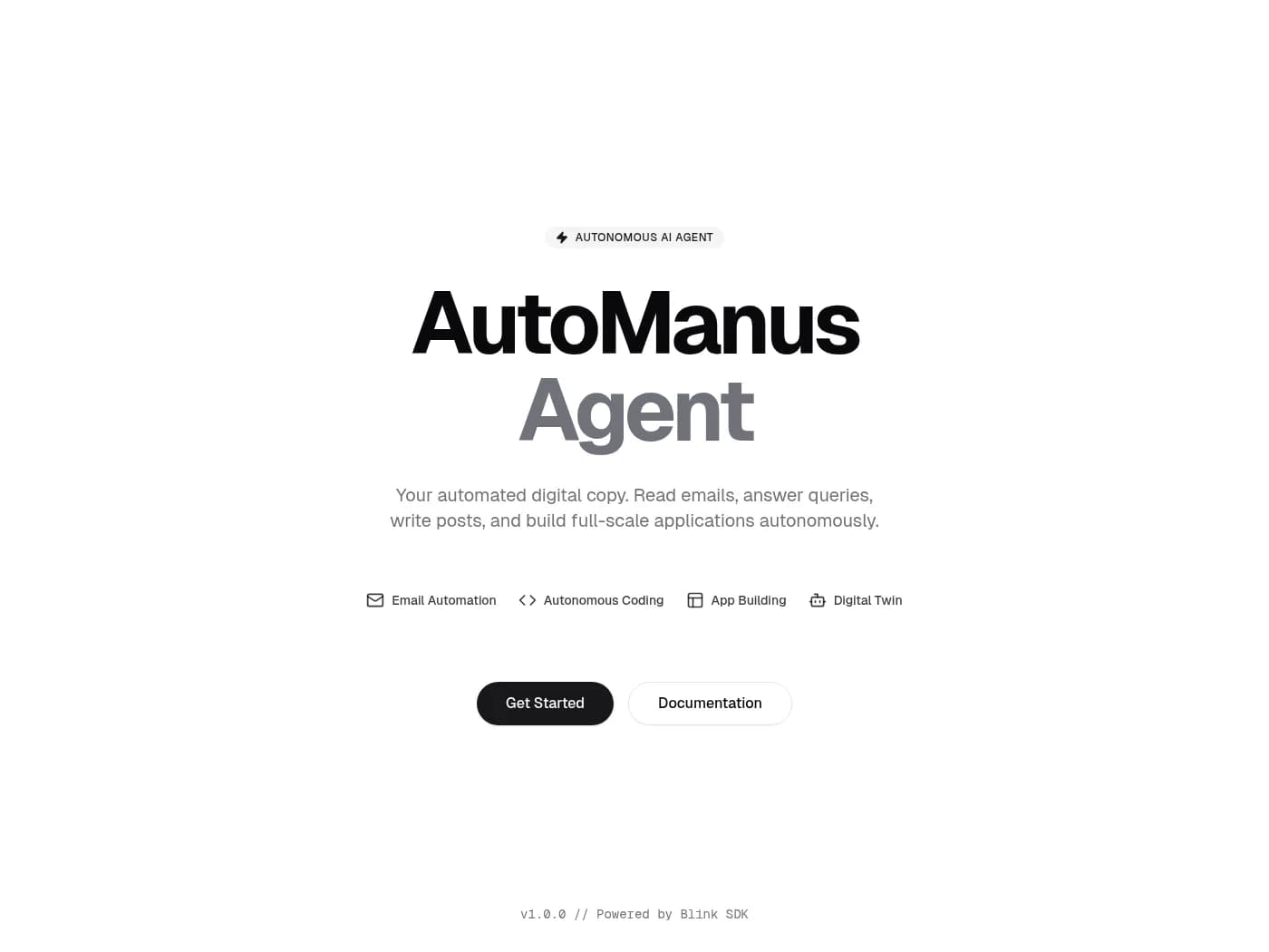 AutoManus Agent