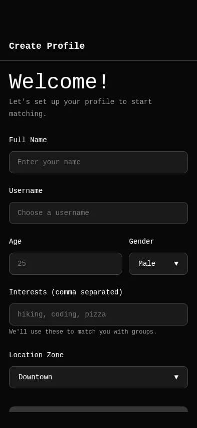 AutoMatch Social Groups