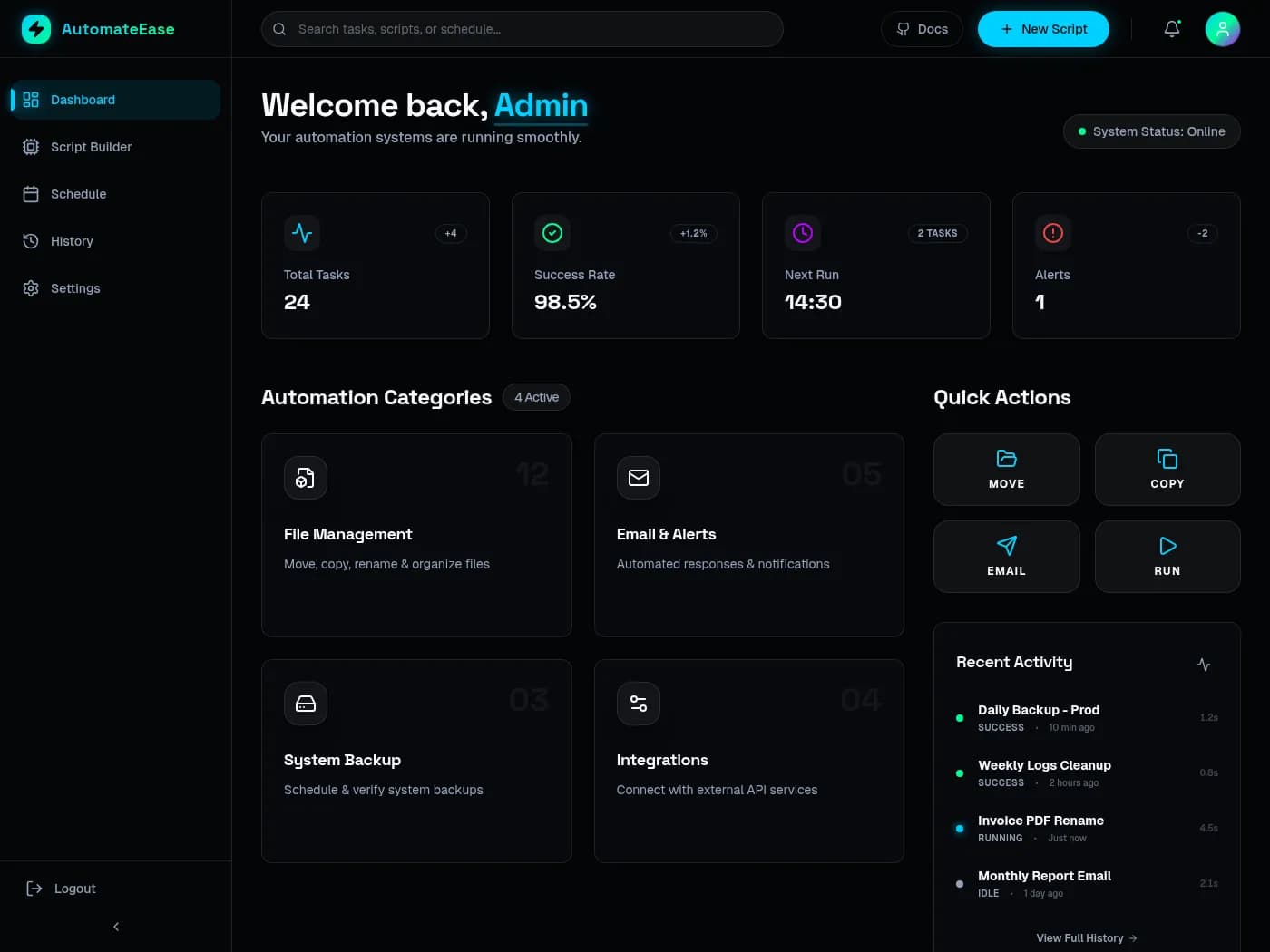 AutomateEase Desktop