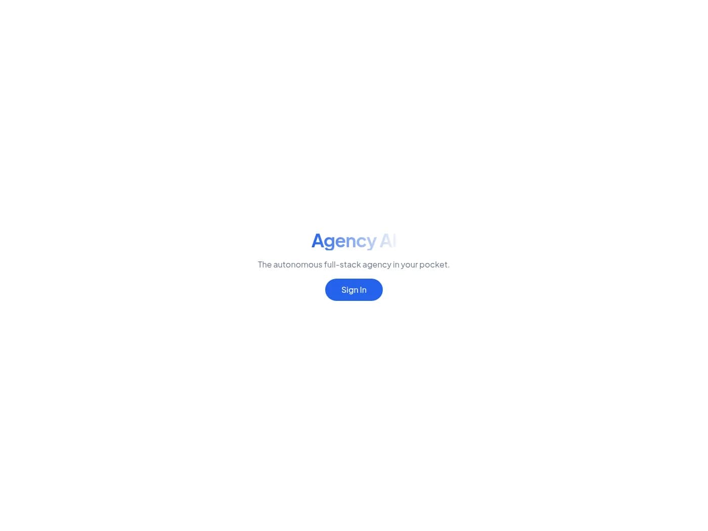 Autonomous Web Agency AI