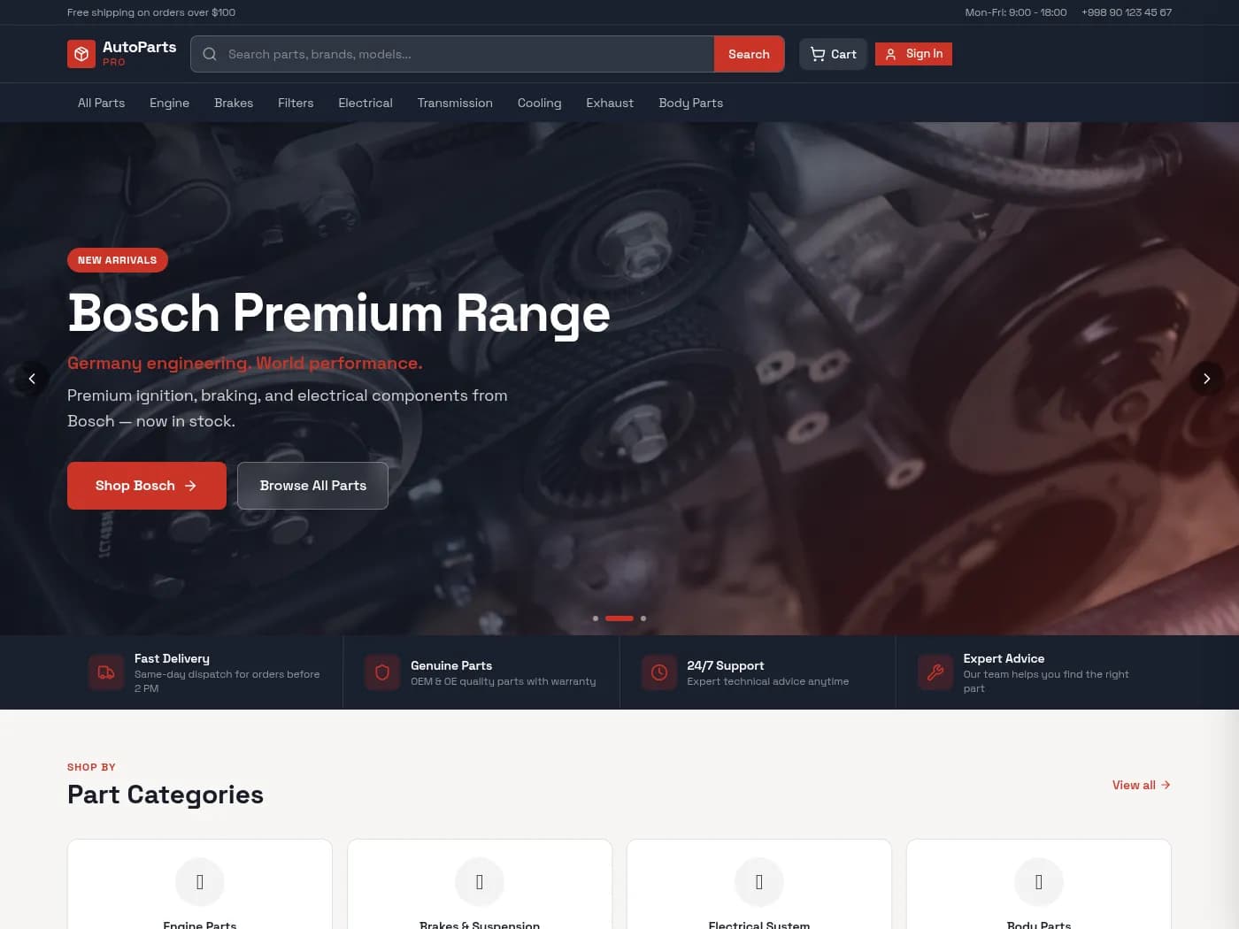 AutoParts Marketplace Pro