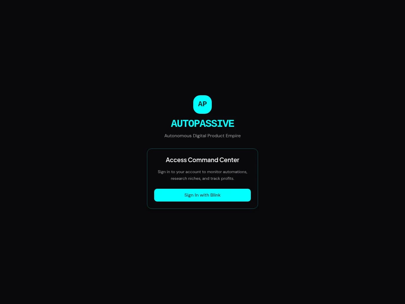 AutoPassive Product System