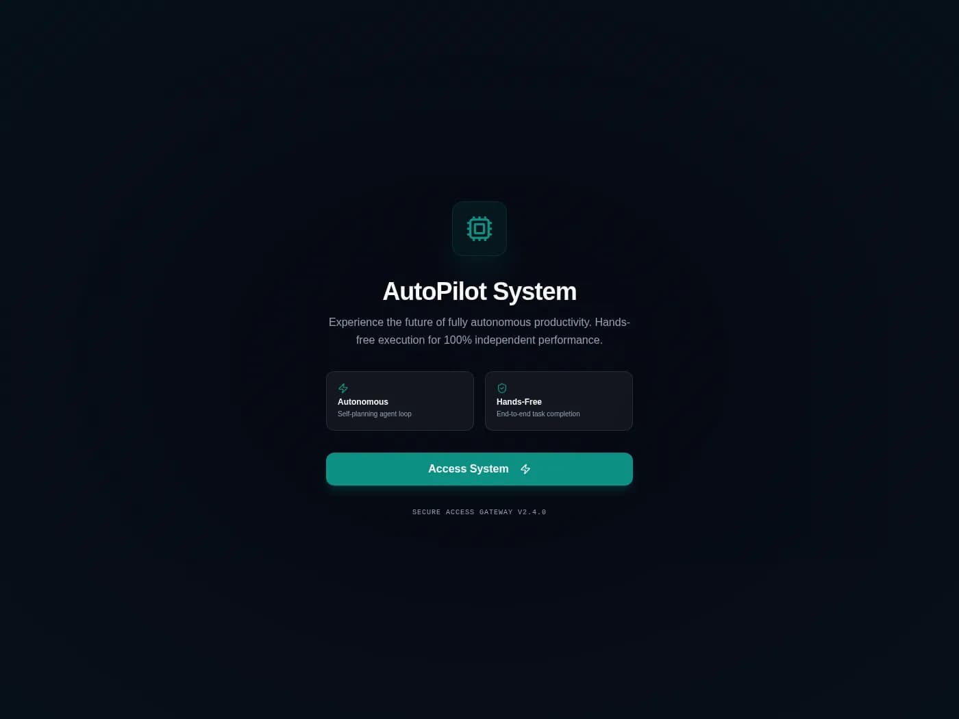 AutoPilot System