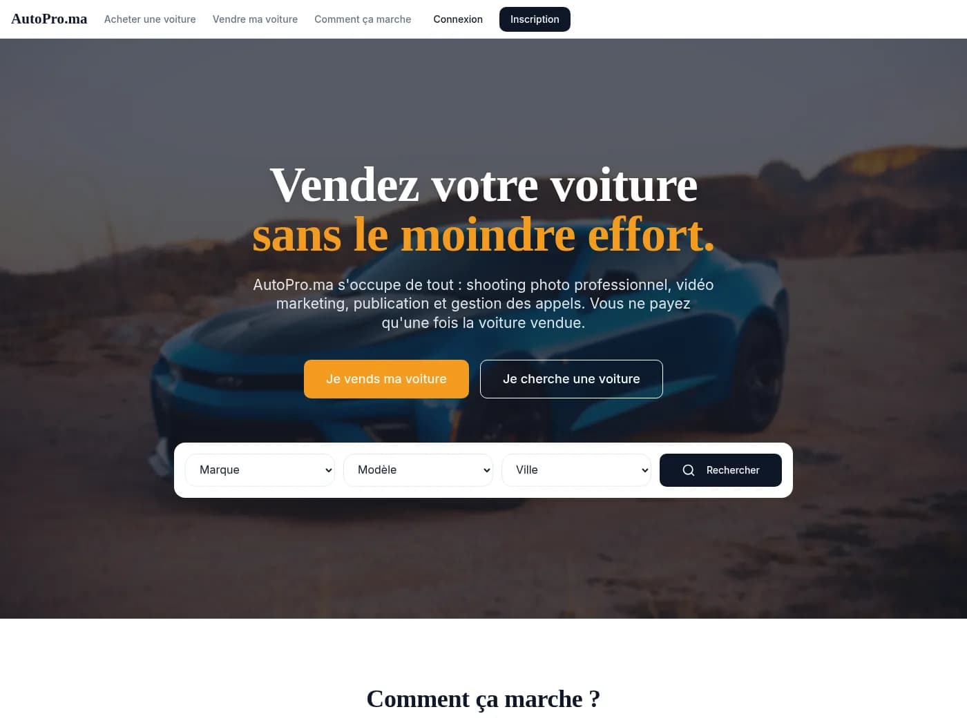 AutoPro.ma Marketplace