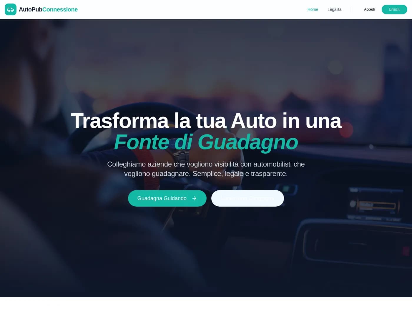AutoPub Connessione