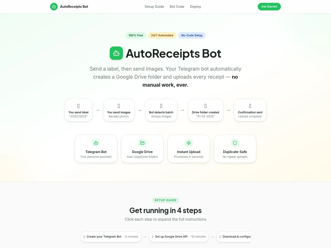 AutoReceipts Bot