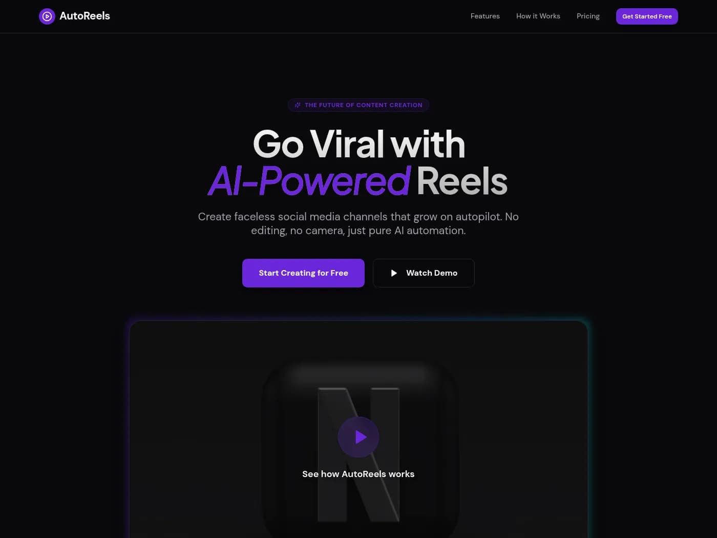 AutoReels Free Platform