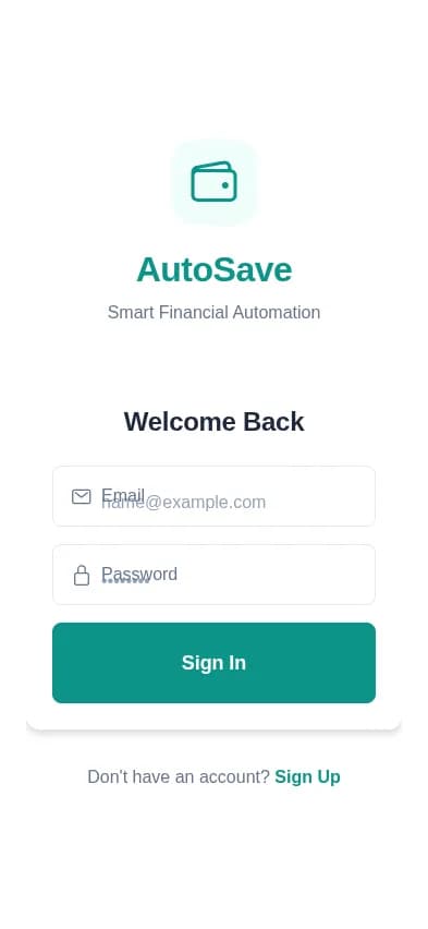 AutoSave Smart Wallet