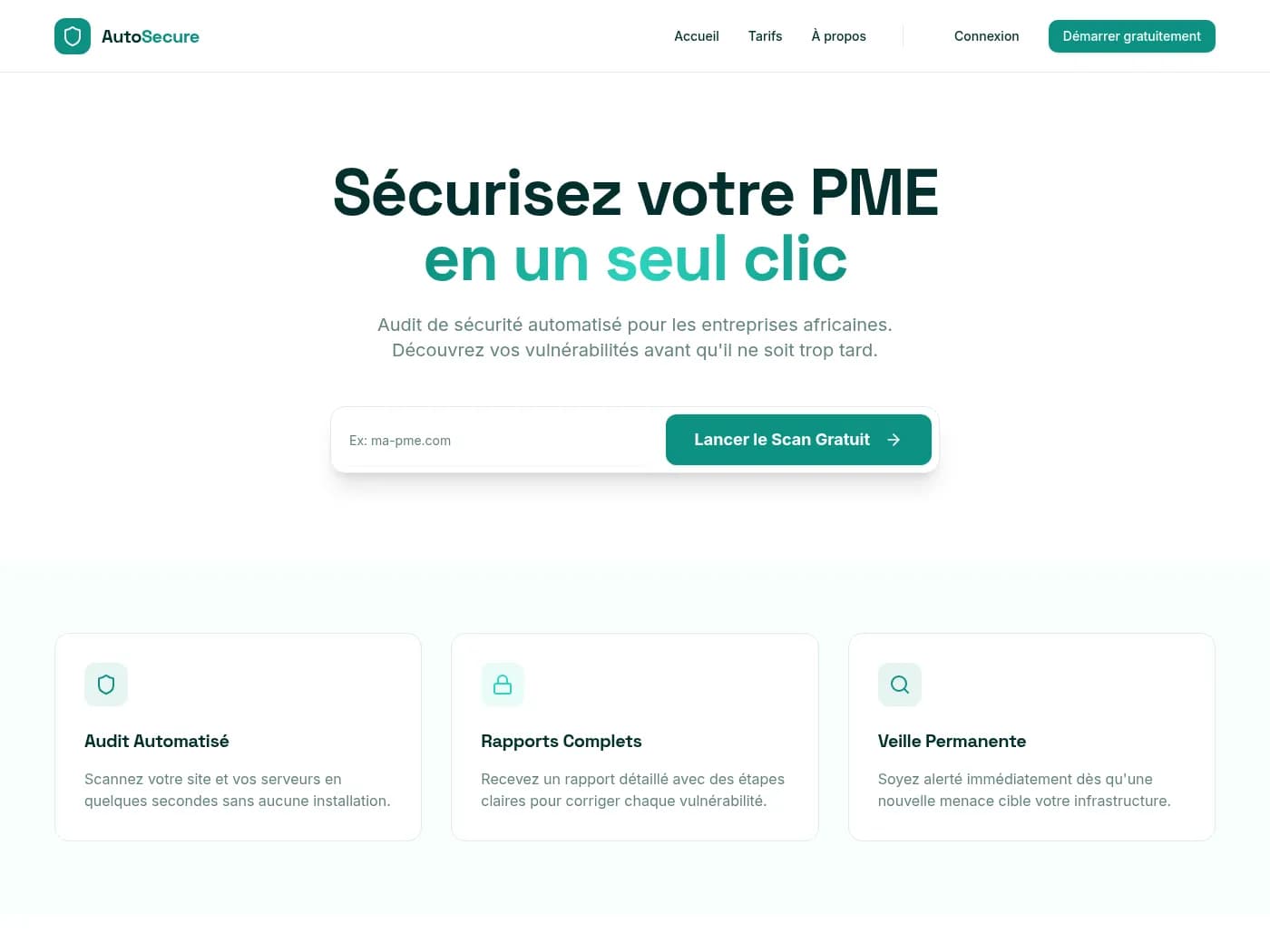 AutoSecure Audit Platform