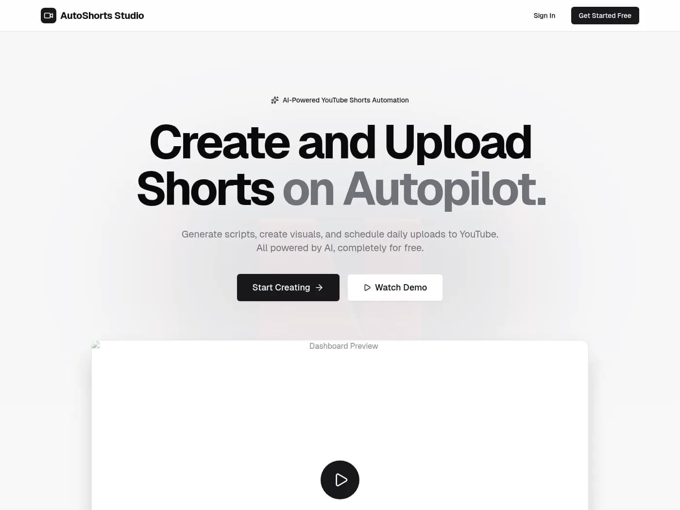 AutoShorts Studio