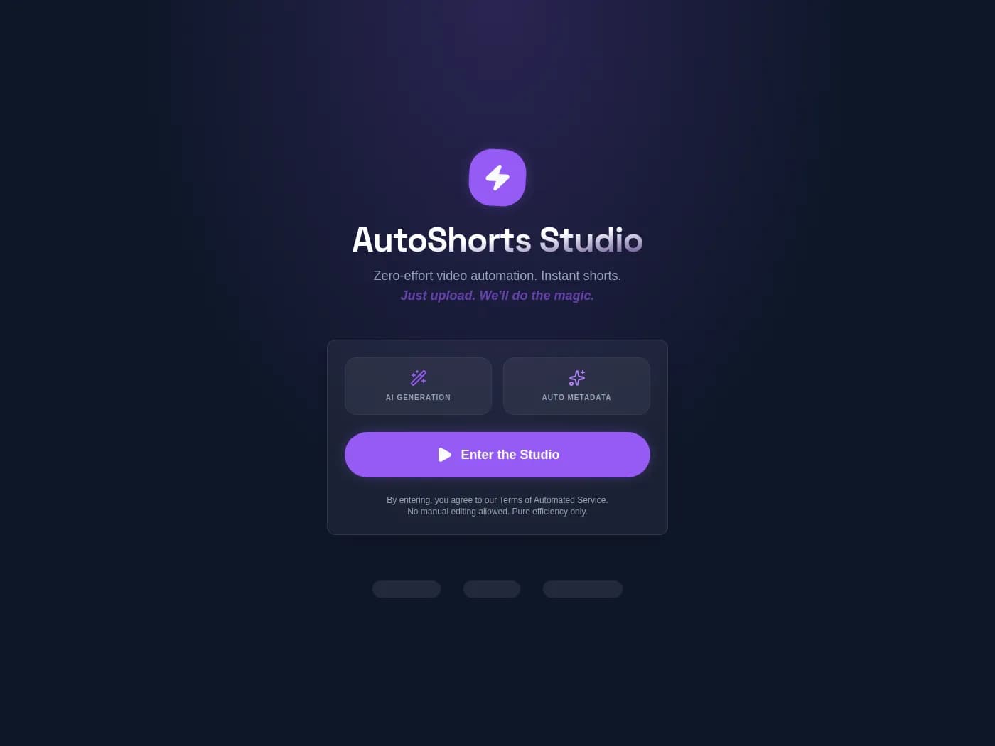 AutoShorts Studio