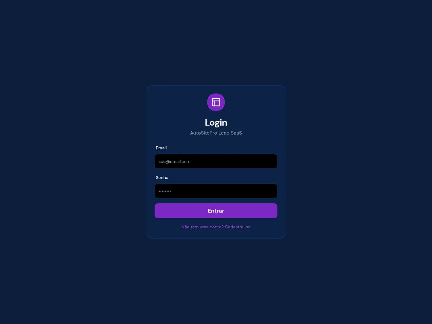 AutoSitePro Lead SaaS
