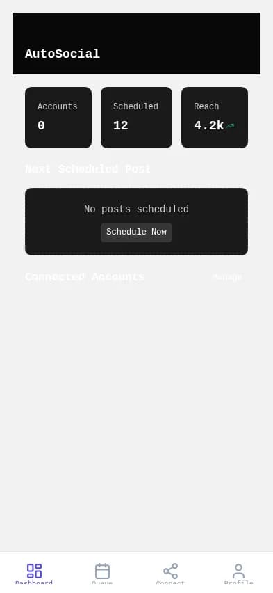 AutoSocial Scheduler
