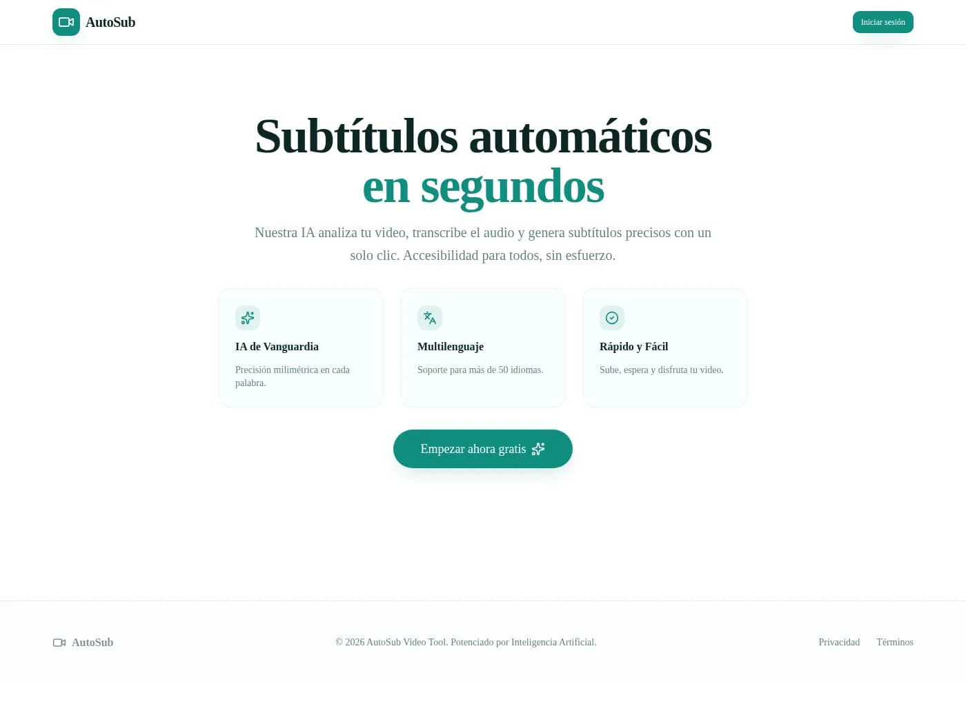AutoSub Video Tool