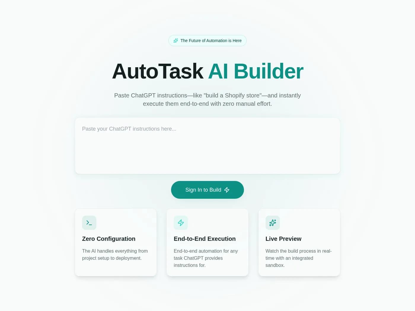 AutoTask AI Builder