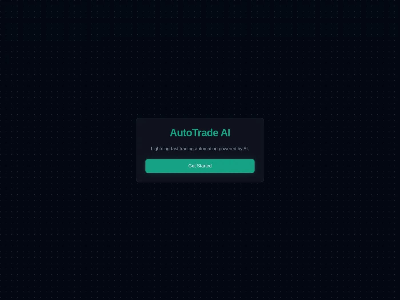 AutoTrade AI Bot