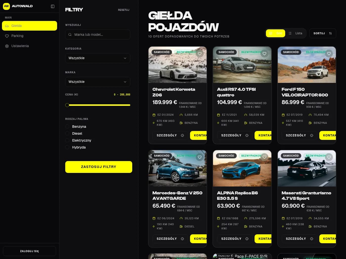 AutoWald Marketplace