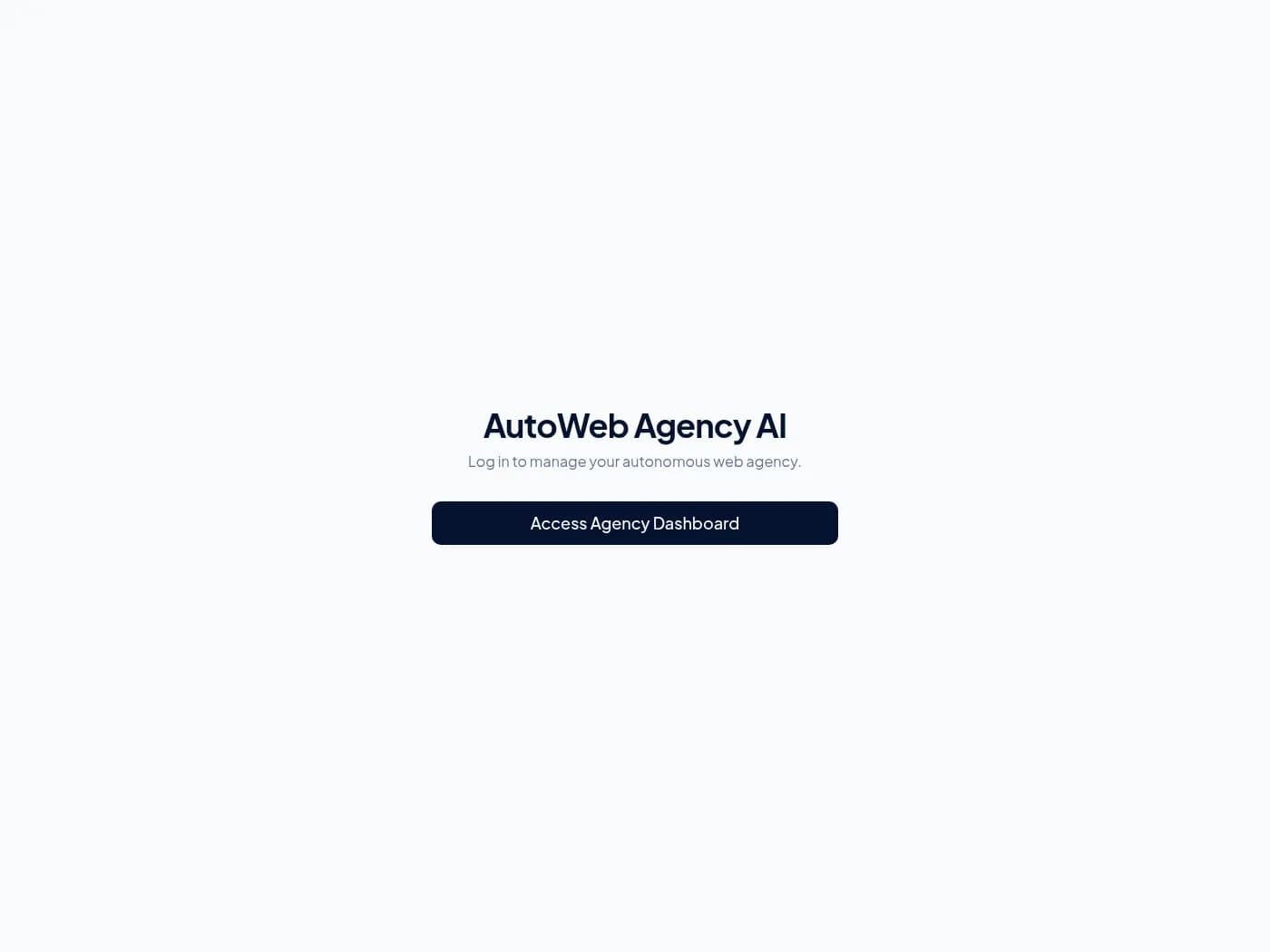 AutoWeb Agency AI