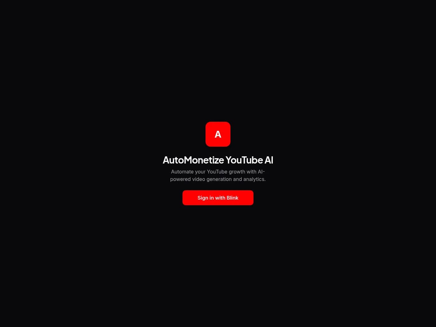 AutoMonetize YouTube AI