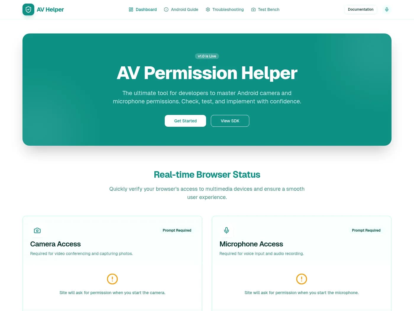 AV Permission Helper