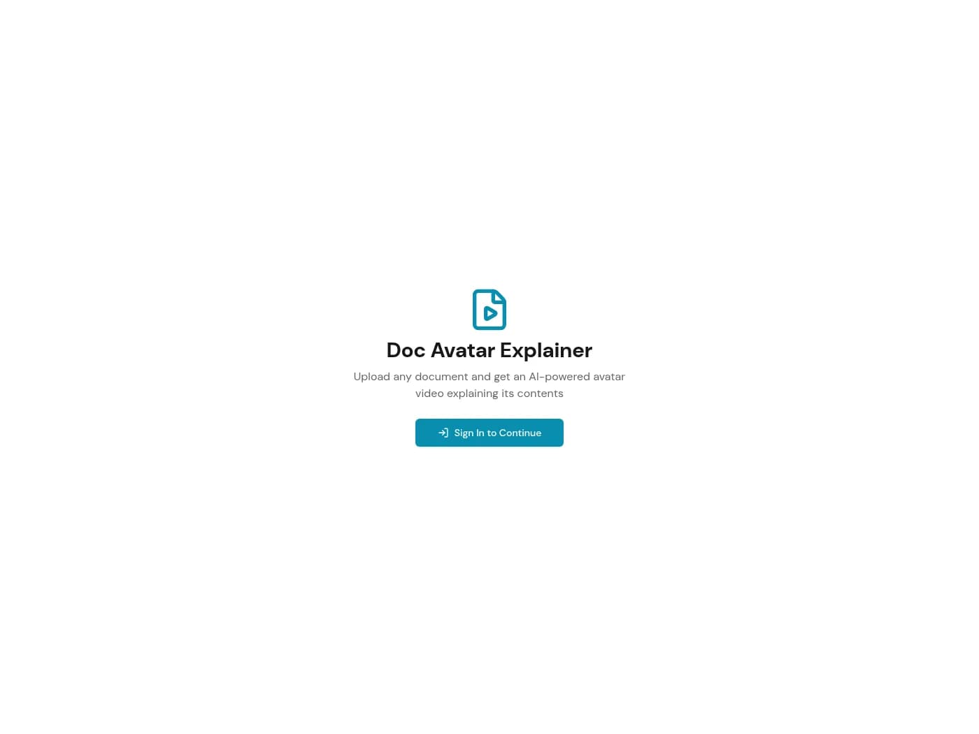 Doc Avatar Explainer