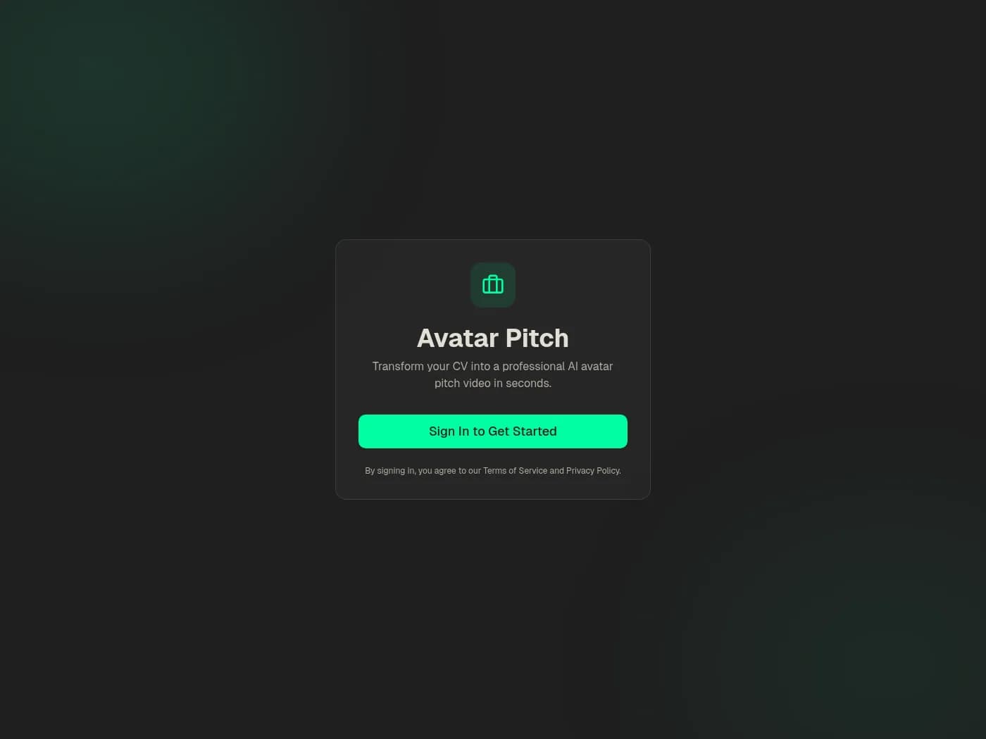 Avatar Pitch Creator