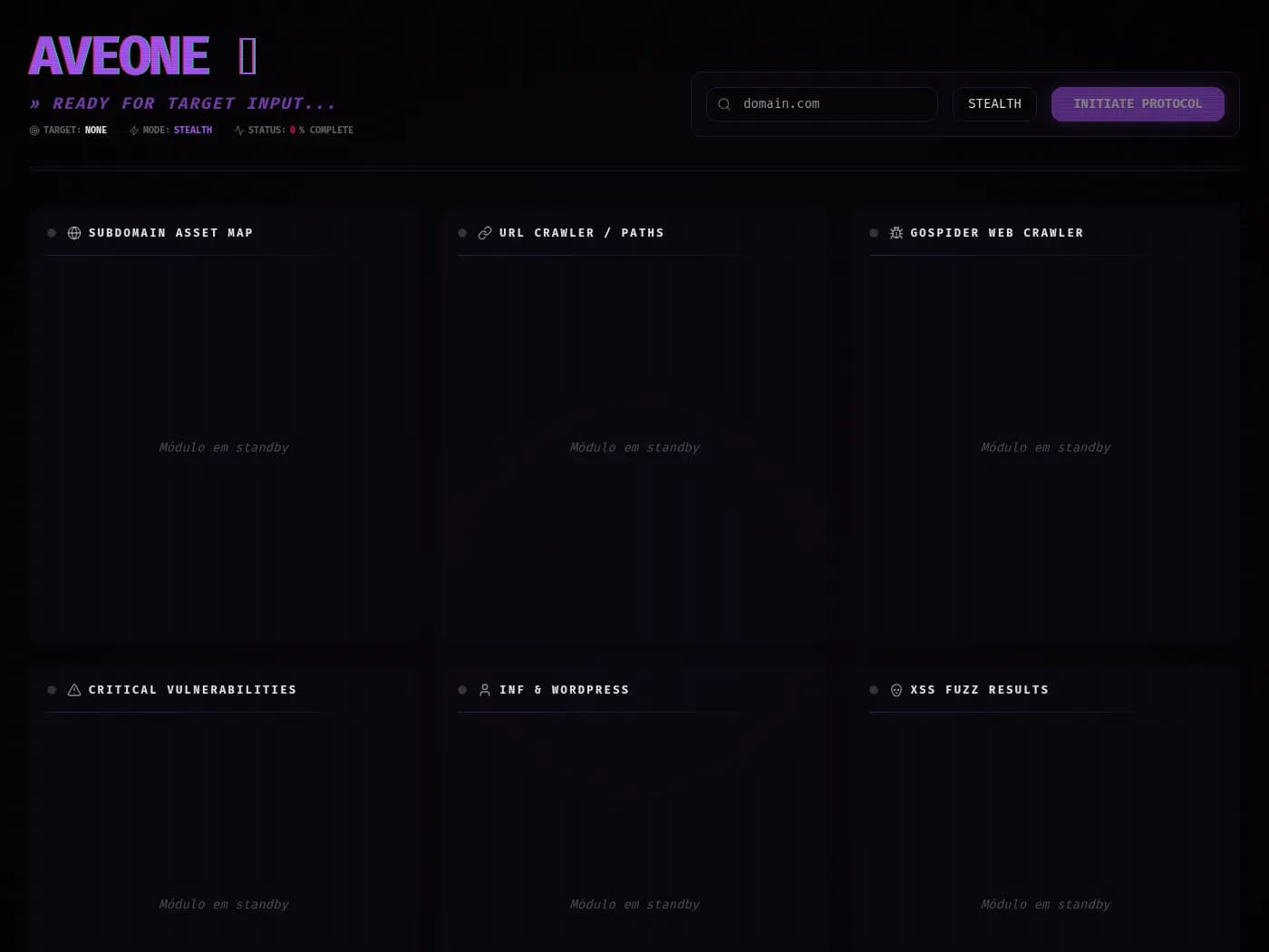 AveOne Recon Dashboard