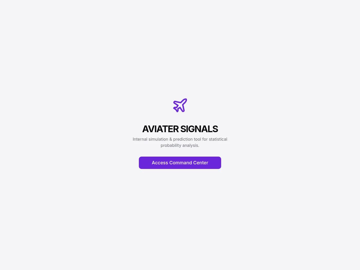 Aviater Signal Predictor