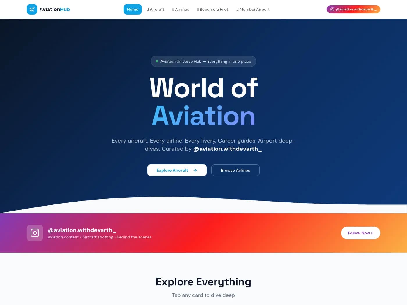 Aviation Universe Hub