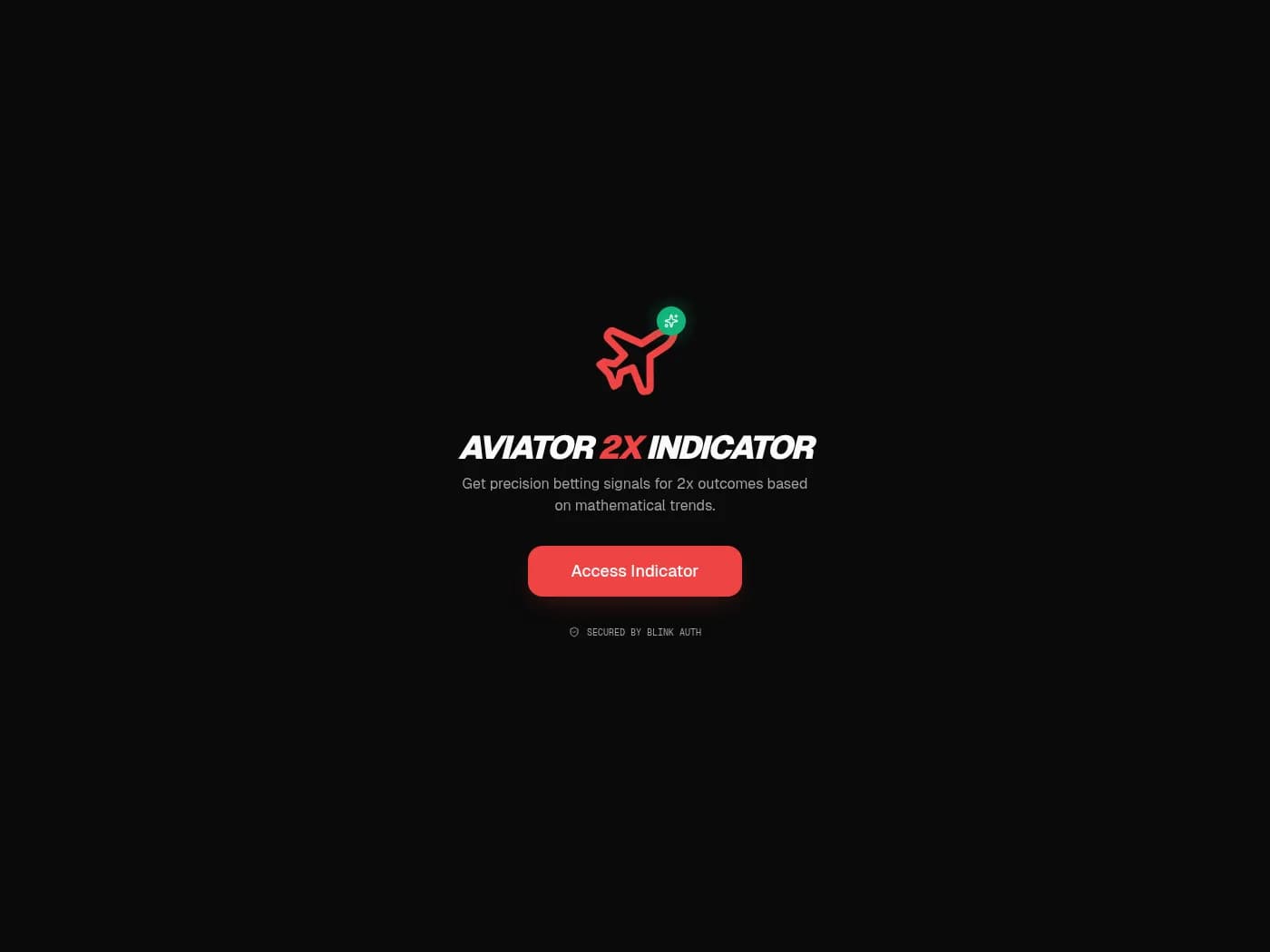 Aviator 2x Bet Indicator