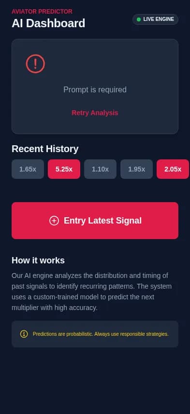 Aviator AI Predictor
