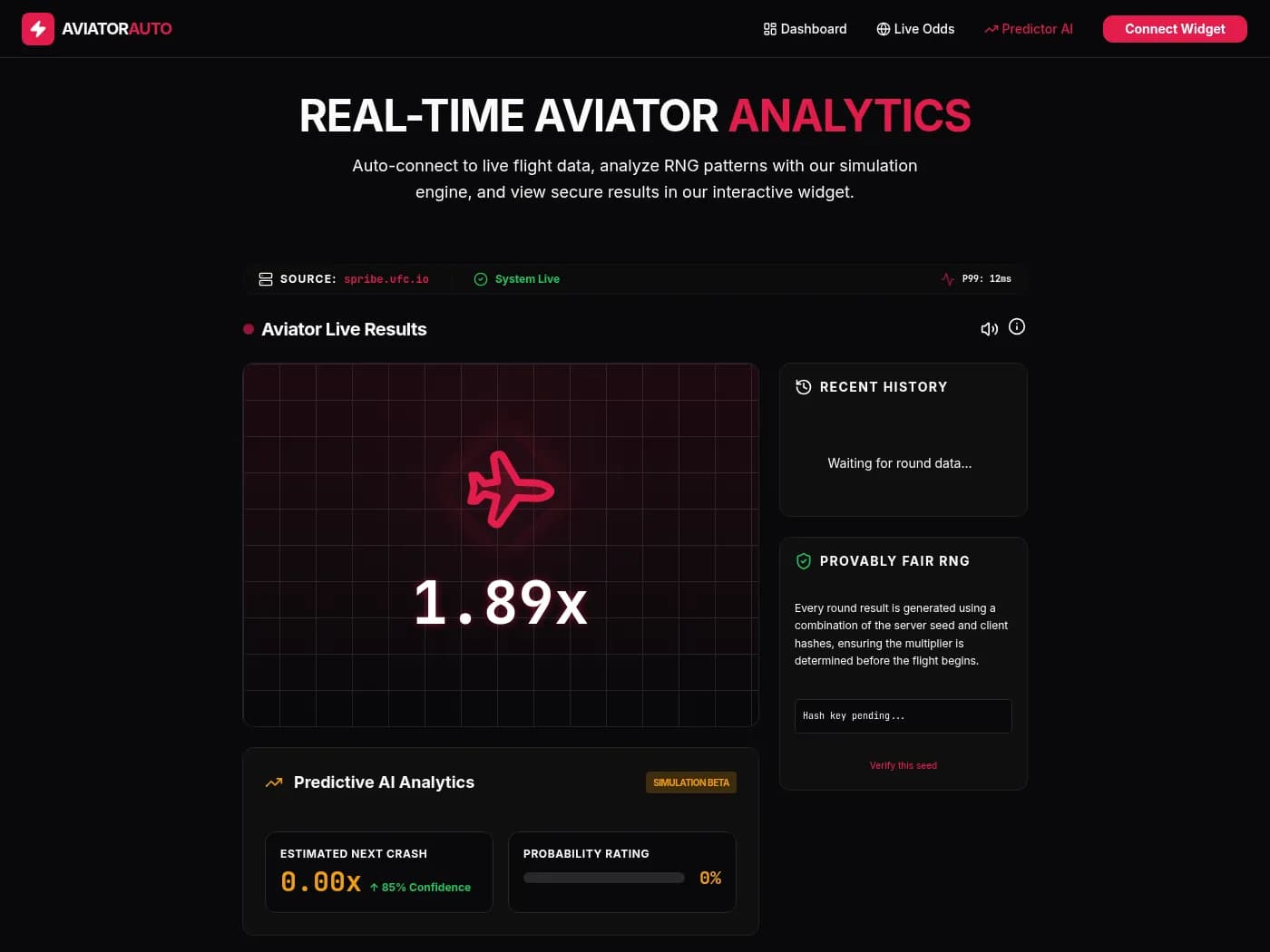 Aviator Auto Widget