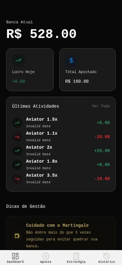 Aviator Bankroll Buddy