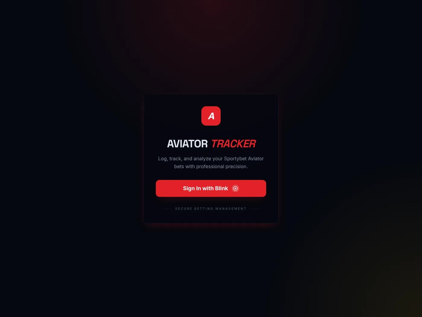 Aviator Bet Tracker