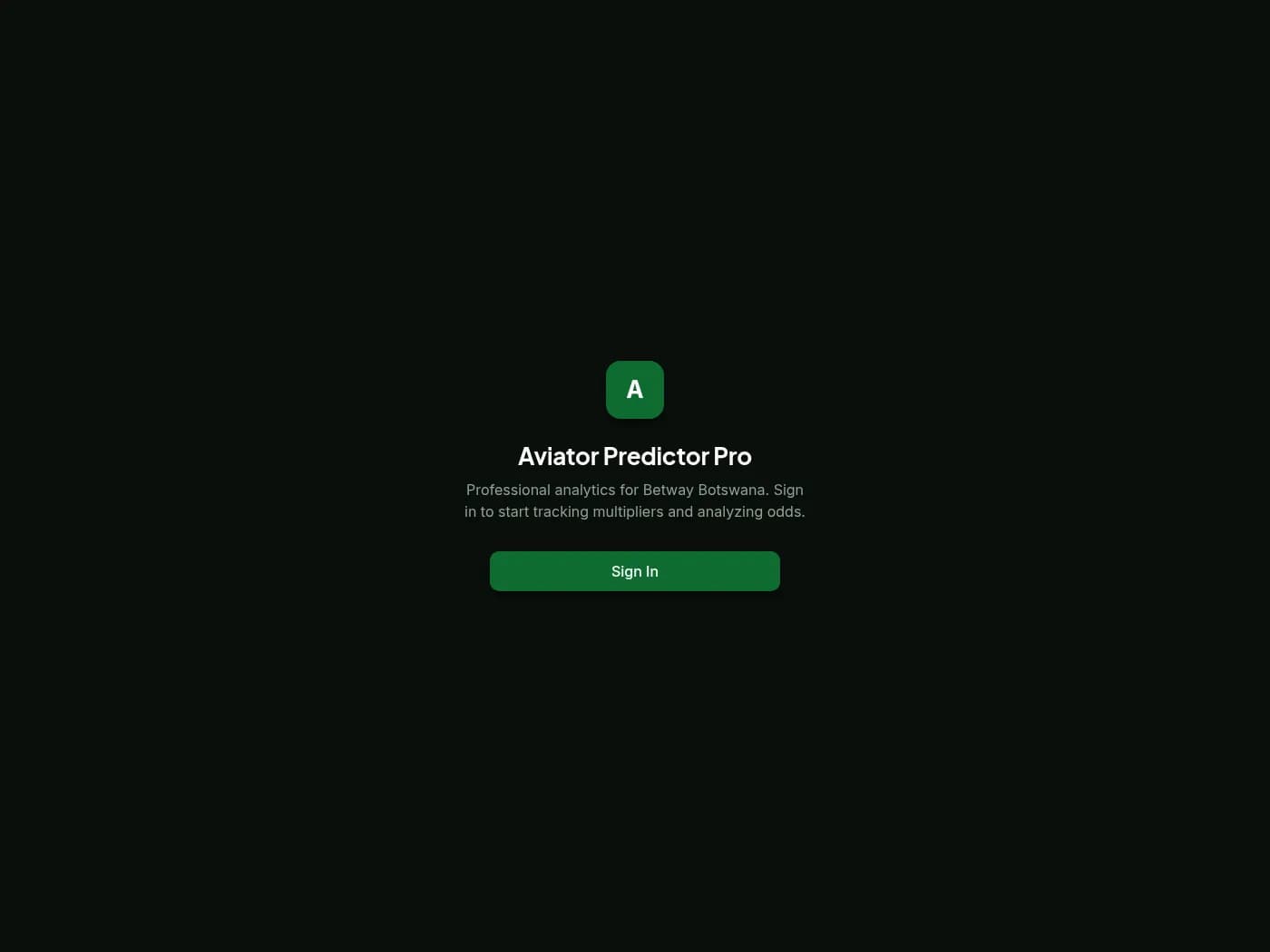 Aviator Predictor Pro