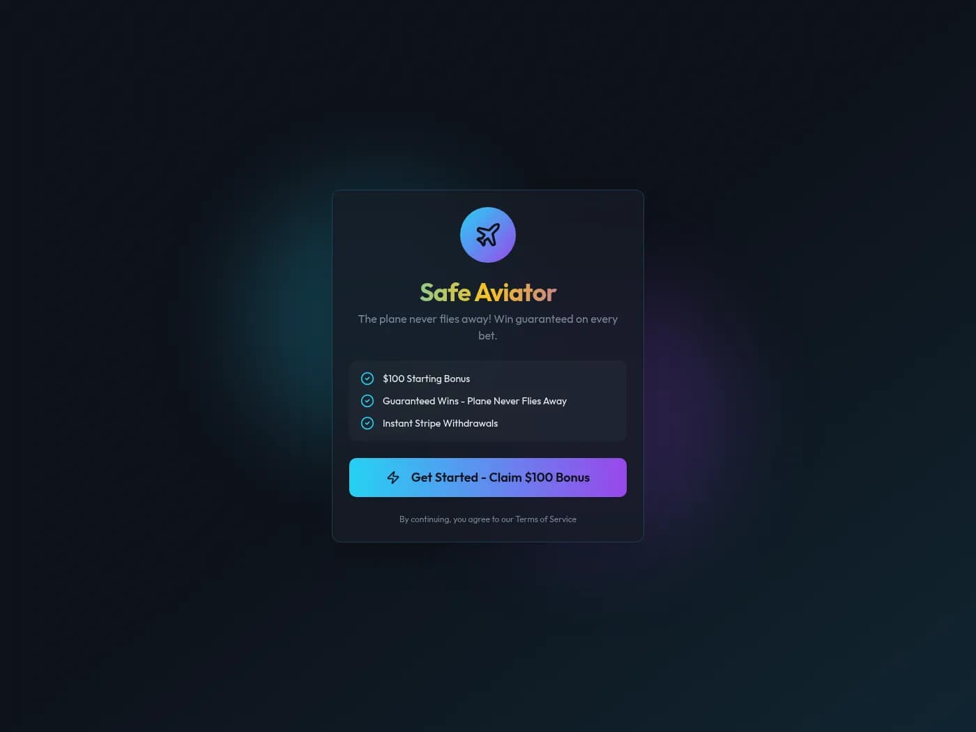 Safe Aviator Rewards