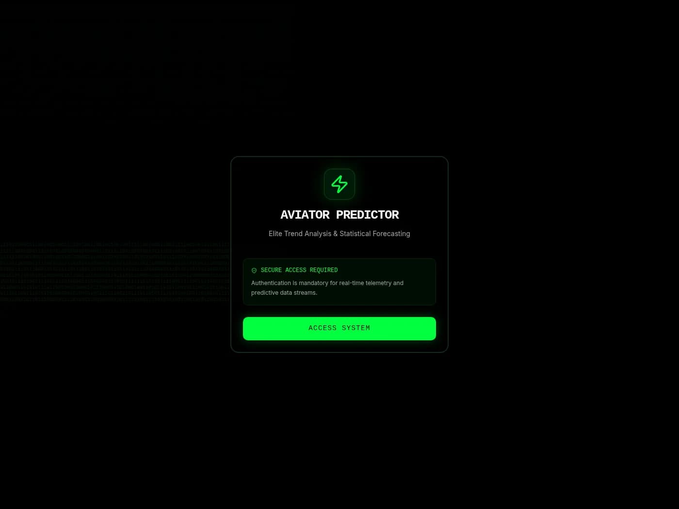 Aviator Predictor Bot