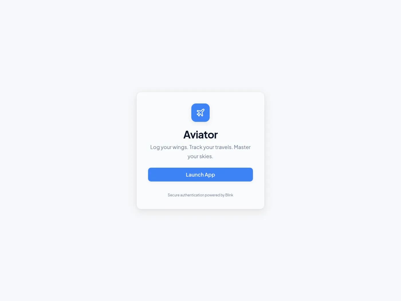 Aviator Dashboard
