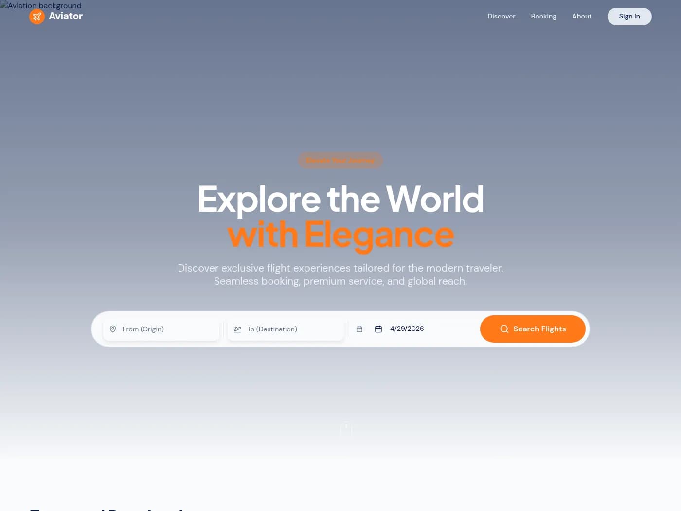 Aviator Flights Explorer
