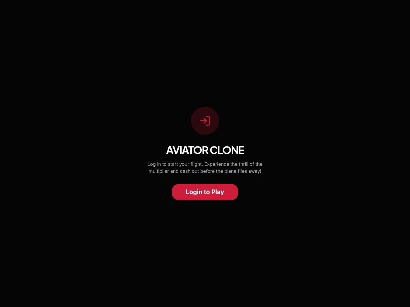 Aviator Game Clone