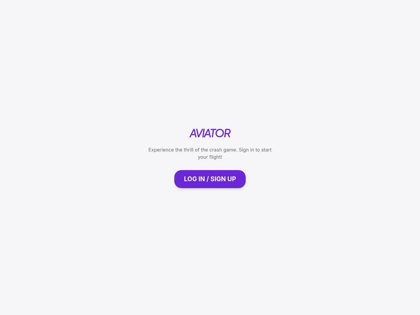 Aviator Inspired Site